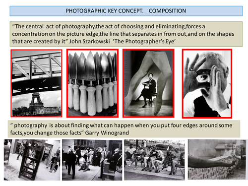 Photography: Key Concept: COMPOSITION | Teaching Resources
