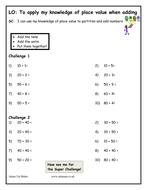 Partition addition ( differentiated ) | Teaching Resources