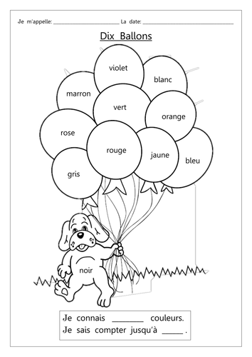 Les Couleurs Activities | Teaching Resources