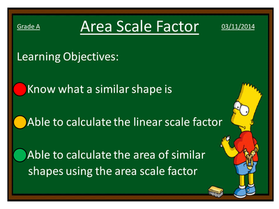 Area and Volume Scale Factor by dannytheref - UK Teaching Resources - TES