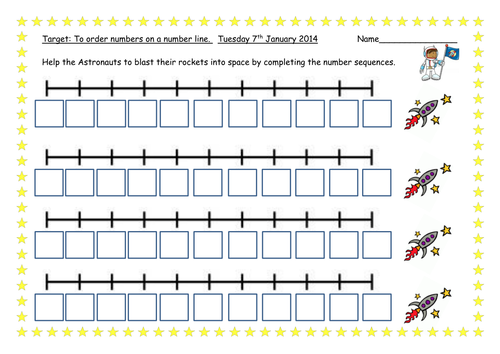 Fill in missing numbers on number lines | Teaching Resources Fill in missing numbers on number lines | Teaching Resources