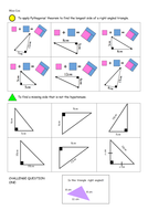 Pythagoras Theorem for High Ability | Teaching Resources