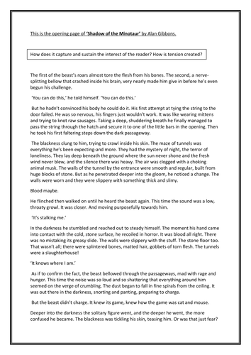 Year 7 Introduction to PEE - Prose and Poetry | Teaching Resources