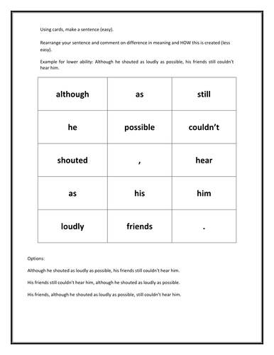 Year 7 Introduction to PEE - Prose and Poetry | Teaching Resources