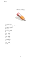 Cursive and Non Cursive Handwriting Booklet | Teaching Resources