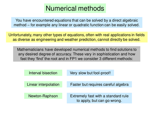 Further Pure 1 powerpoints | Teaching Resources