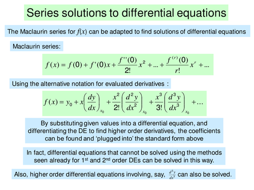 Further Pure 2 powerpoints | Teaching Resources
