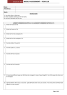 GCSE Maths Foundation Revision | Teaching Resources