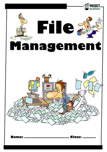 File Management Activity Booklet | Teaching Resources