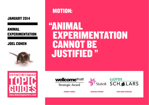 Debating Matters Topic Guide - Animal Testing | Teaching Resources