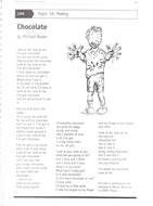Chocolate Performance Poetry by ajlaybourn - Teaching Resources - Tes