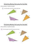 Sine Rule Grade A Lesson by whidds | Teaching Resources
