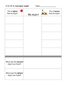 Heavier Lighter Than - Weight by Direct Comparison | Teaching Resources