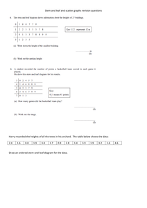 11y4 eee stem and leaf scatter revision questions.docx