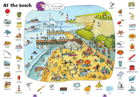 At The Beach Game by CollinsEducation | Teaching Resources
