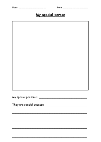 Special people | Teaching Resources