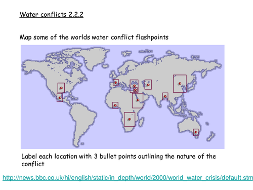 Water Conflicts (edexcel) | Teaching Resources