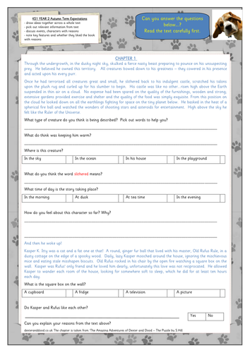 Year 2 story and comprehension worksheet | Teaching Resources