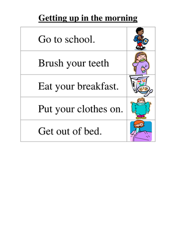 Year 1 Instructions | Teaching Resources