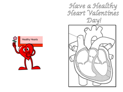 Healthy Heart Valentine's Day Card | Teaching Resources