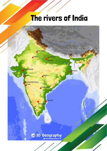 Map Of India Rivers