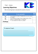 Volume of prism | Teaching Resources