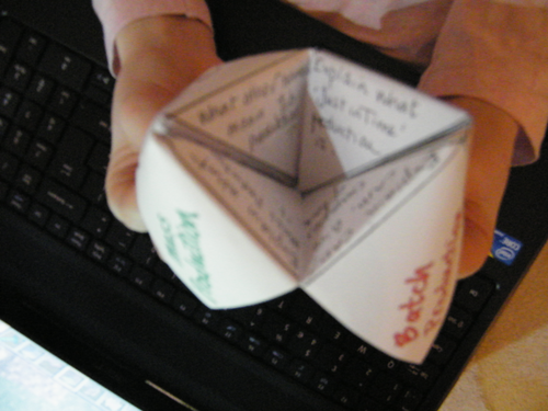 Fortune teller origami quiz / revision activity | Teaching Resources