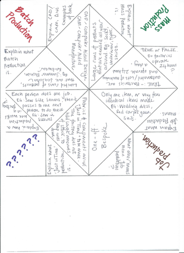 Fortune teller origami quiz / revision activity | Teaching Resources