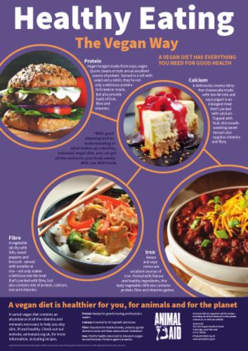 Health Eating - The Vegan Way poster | Teaching Resources