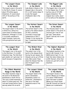 Introduction to Natural Wonders | Teaching Resources