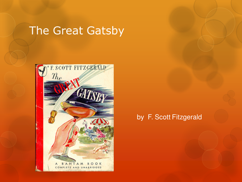 The Great Gatsby - Powerpoints | Teaching Resources