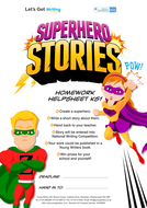 KS1 Superhero Stories Writing Pack | Teaching Resources
