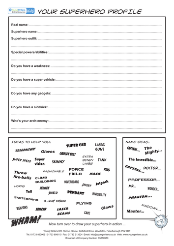 KS2 Superhero Stories Writing Pack | Teaching Resources