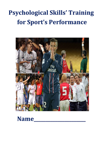 Psychology for Sports Performance | Teaching Resources