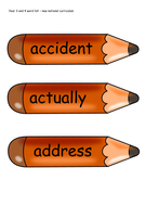 Spelling Flash Cards Y3/4 (new curriculum) | Teaching Resources