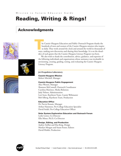 Reading, Writing and Rings | Teaching Resources