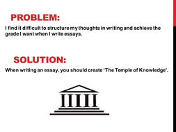 How to Write an Essay: The Temple of Knowledge | Teaching Resources