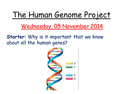 Human genome project | Teaching Resources