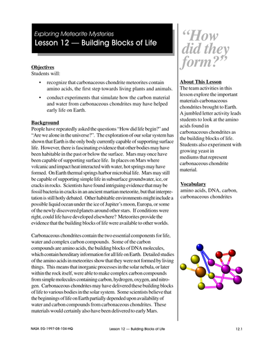 Exploring Meteorite Mysteries | Teaching Resources