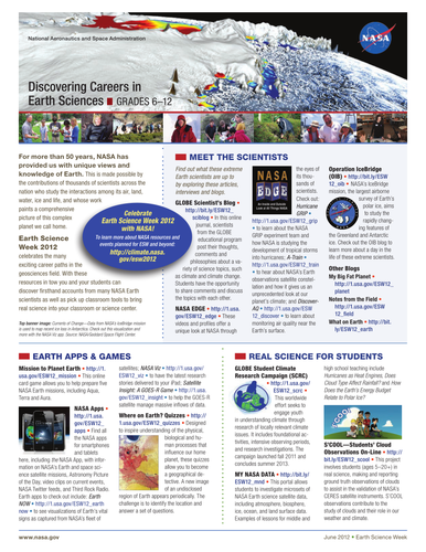 Discovering Careers in Earth Science | Teaching Resources