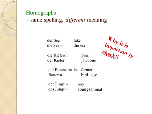 The Joys of German - starter activities | Teaching Resources