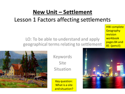 Settlement - Geography A Edexcel | Teaching Resources