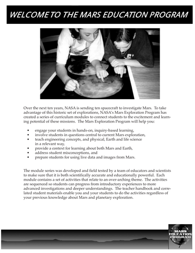 Mars Modules | Teaching Resources
