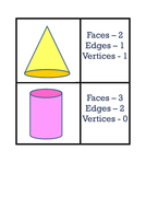 3D shapes reference cards | Teaching Resources