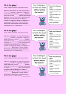 Continents, cities, towns, countries etc Gap fill | Teaching Resources