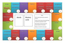 Sentence structure board game. | Teaching Resources