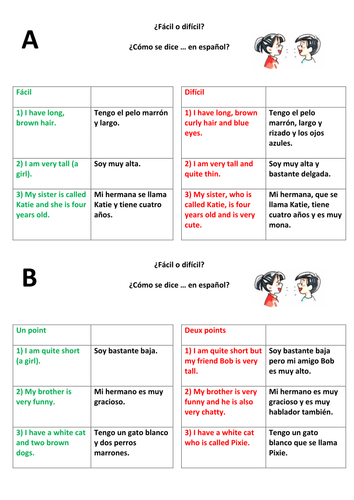 Mi familia reading and revision | Teaching Resources