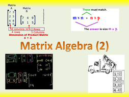 Matrix Algebra | Teaching Resources