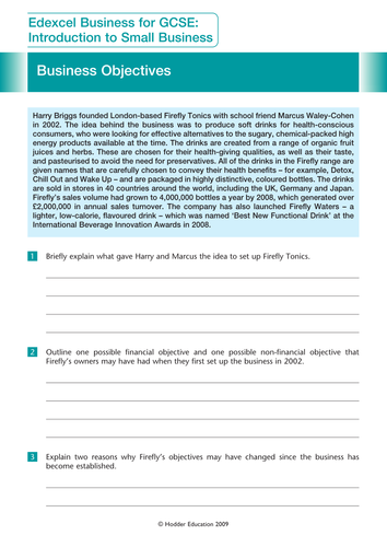 An Introduction to Business Enterprise | Teaching Resources