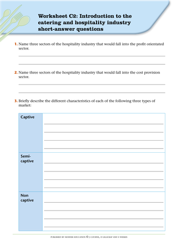 Introduction to the Hospitality Industry | Teaching Resources